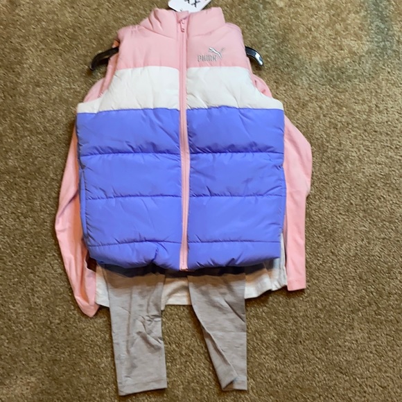 Puma | Matching Sets | Puma Kids 3 Piece Vest Set Nwt | Poshmark